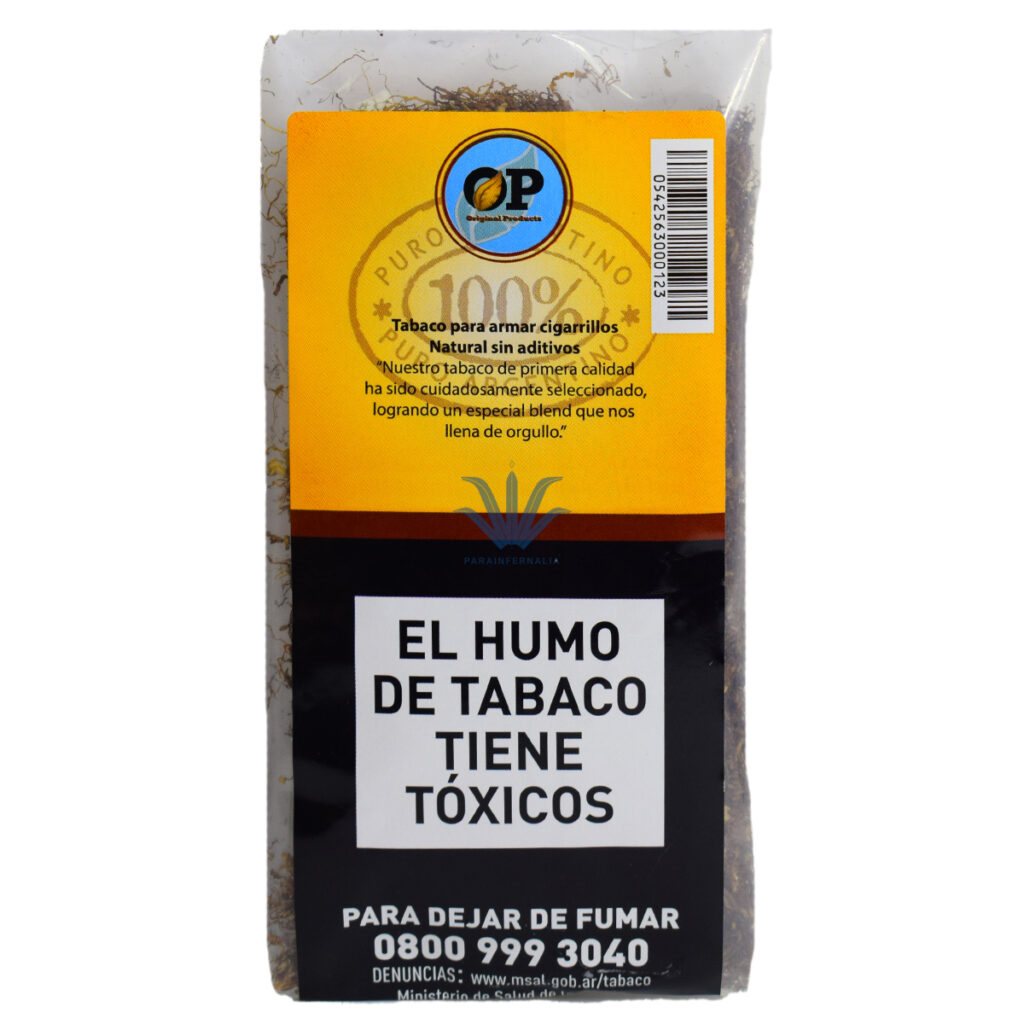 TABACO PURO ARGENTINO NATURAL x 50gr - PARAINFERNALIA