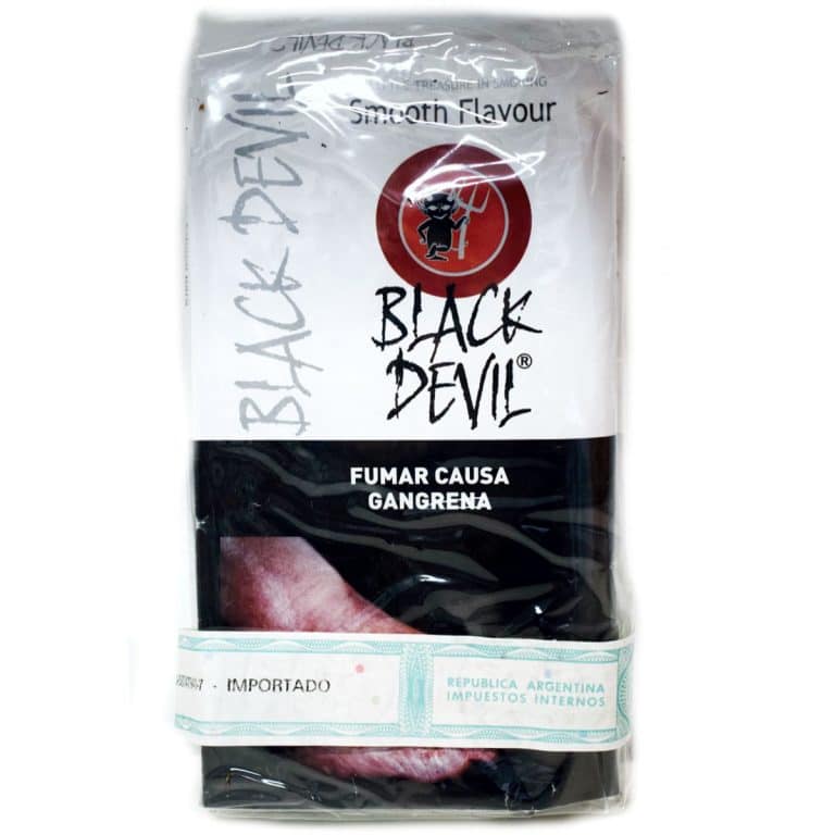 TABACO BLACK DEVIL SMOOTH x 30gr - PARAINFERNALIA