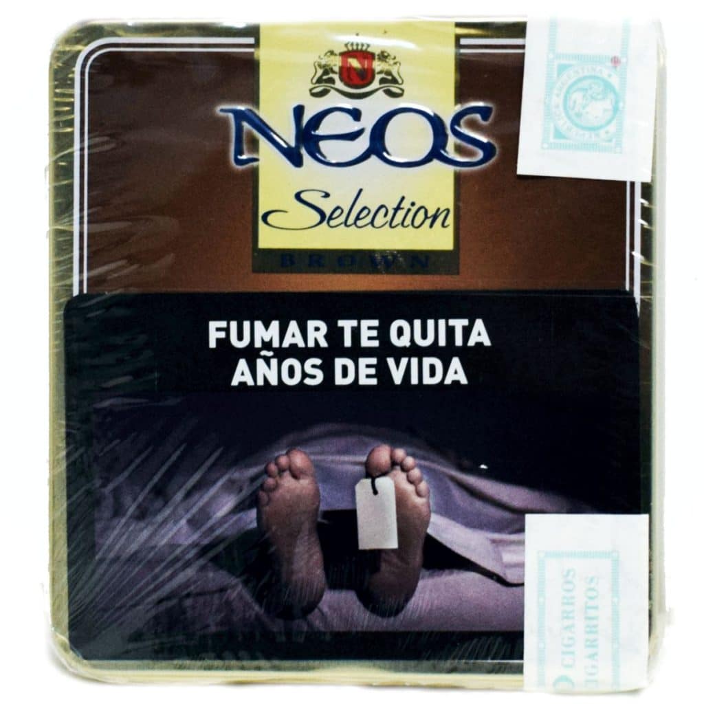 CIGARRO NEOS MINI BROWN DE CHOCOLATE - PARAINFERNALIA