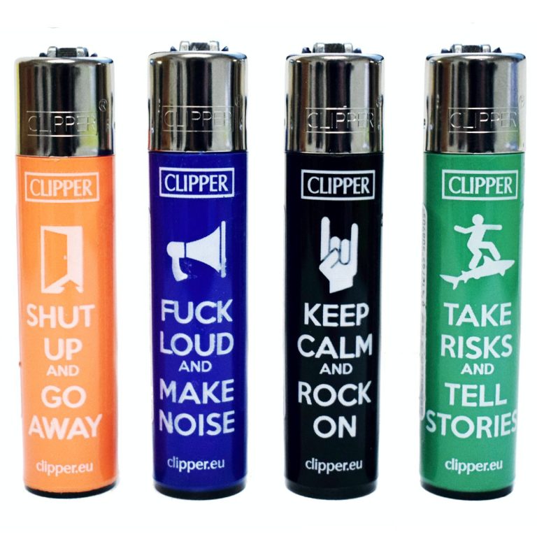 ENCENDEDOR CLIPPER MAXI SENTENCES - PARAINFERNALIA