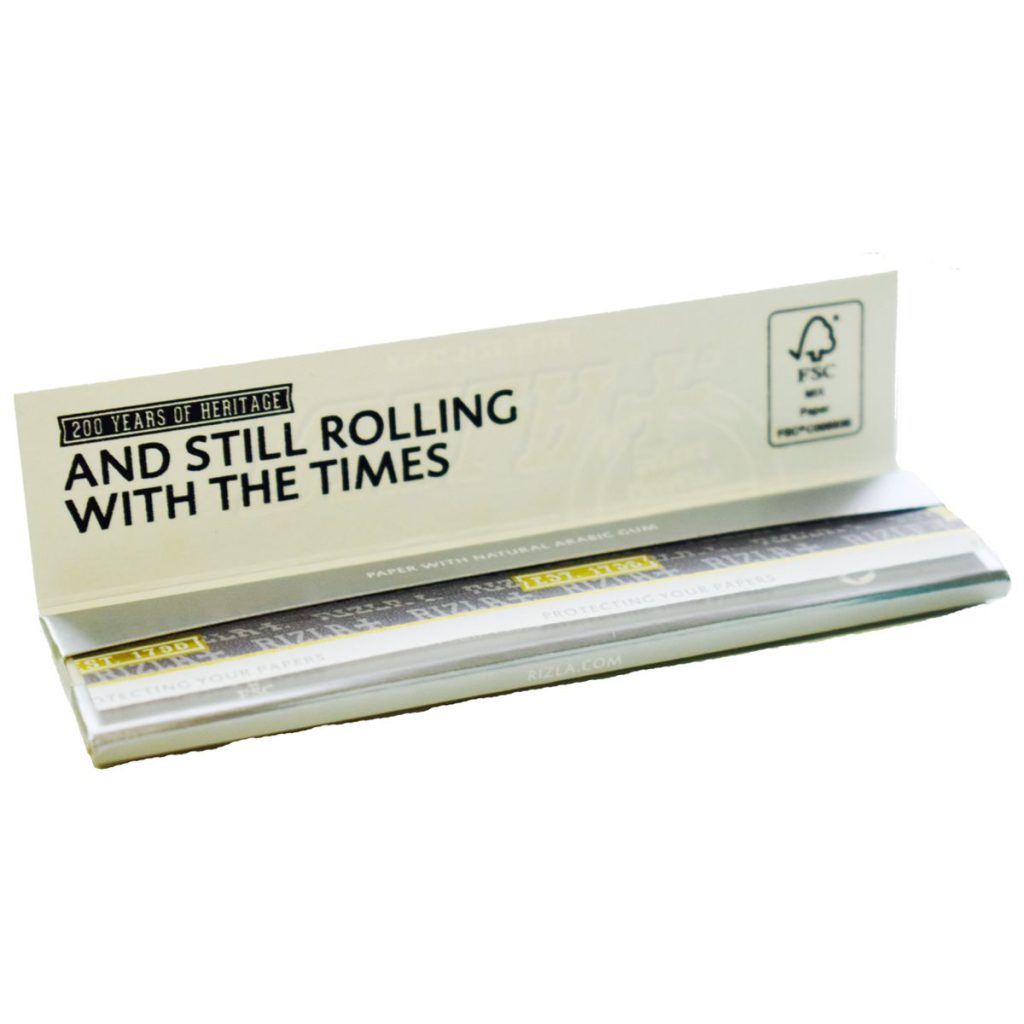 PAPEL RIZLA SILVER KING SIZE - PARAINFERNALIA