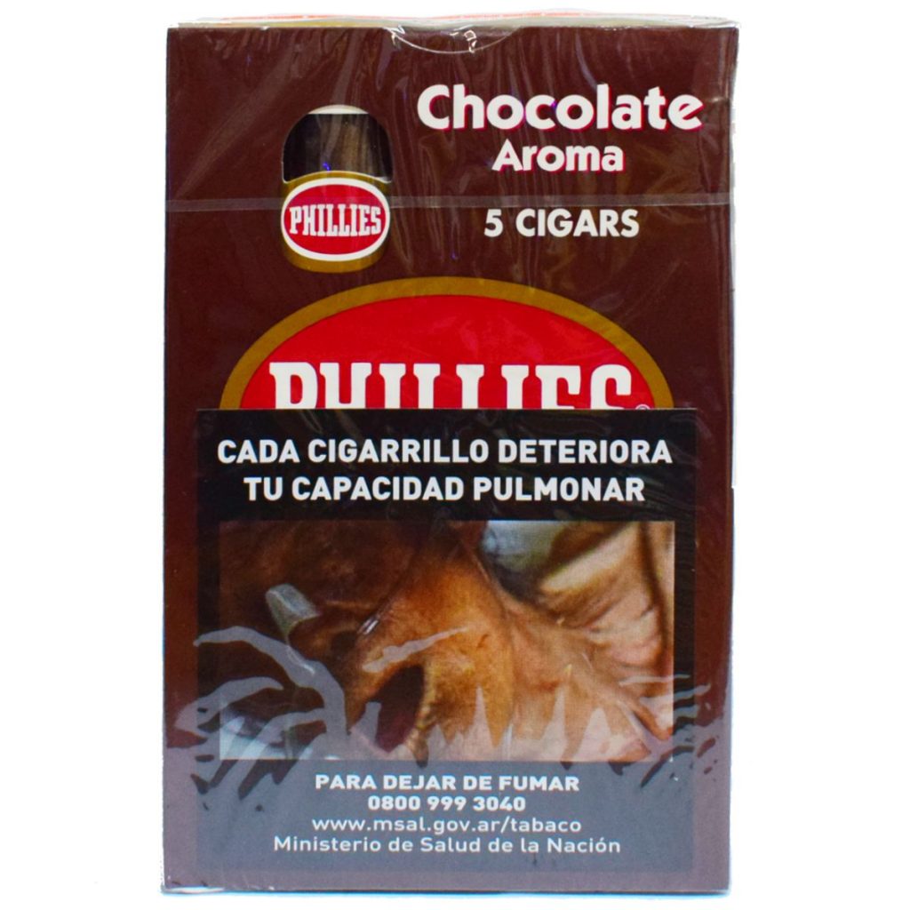 CIGARRO PHILLIES BLUNT DE CHOCOLATE x 5 - PARAINFERNALIA