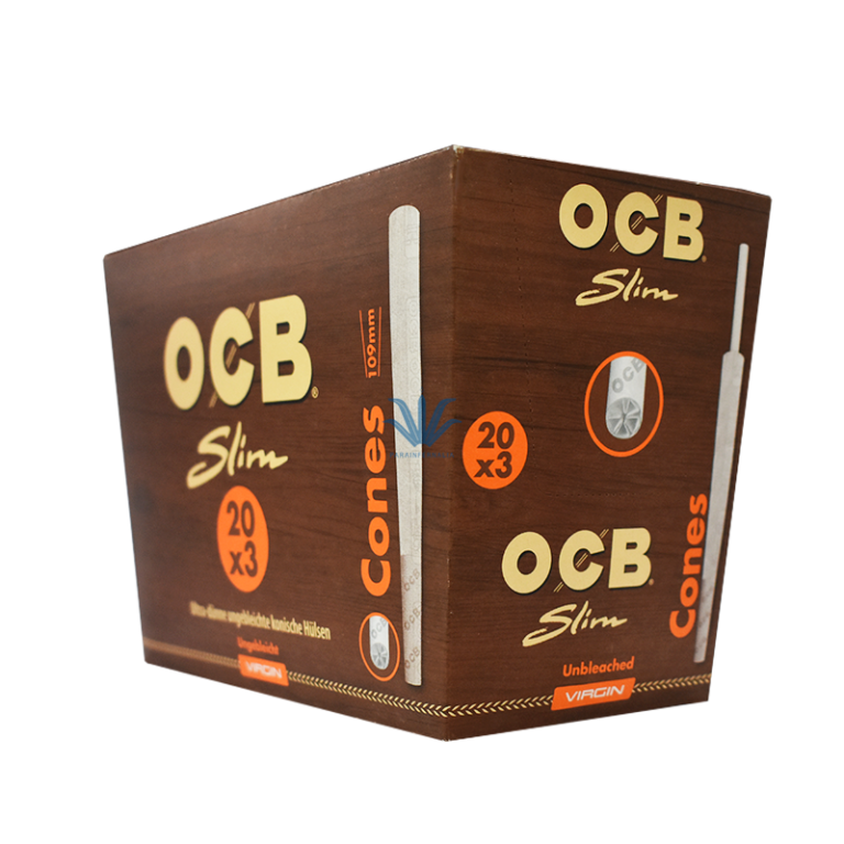 CONOS OCB SLIM NO BLANQUEADOS KING SIZE x 3 - PARAINFERNALIA