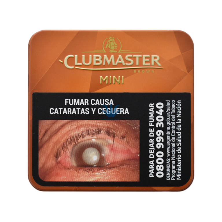 CIGARROS CLUBMASTER MINI BROWN CHOCOLATE x20 - PARAINFERNALIA