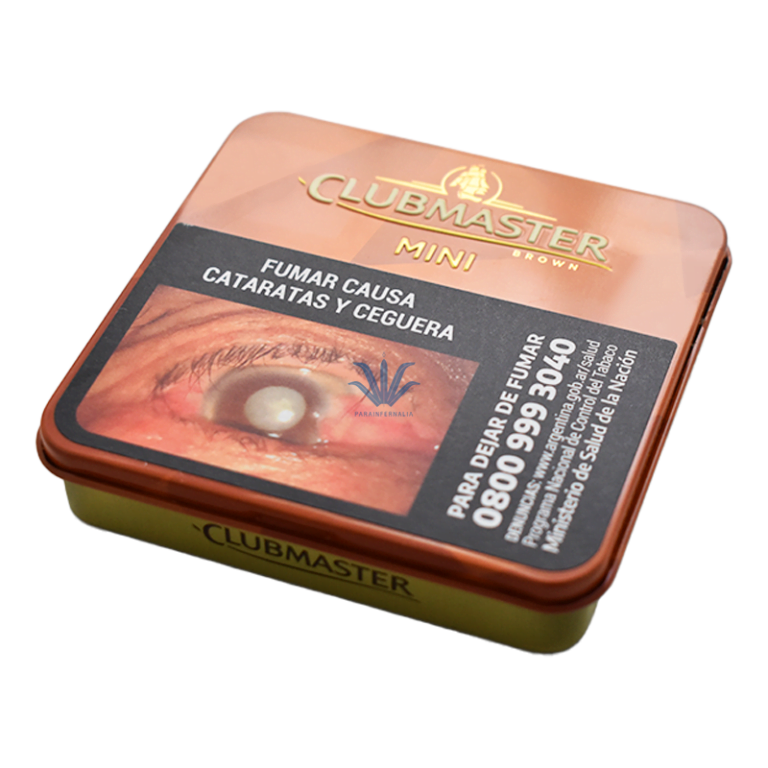 CIGARROS CLUBMASTER MINI BROWN CHOCOLATE x20 - PARAINFERNALIA