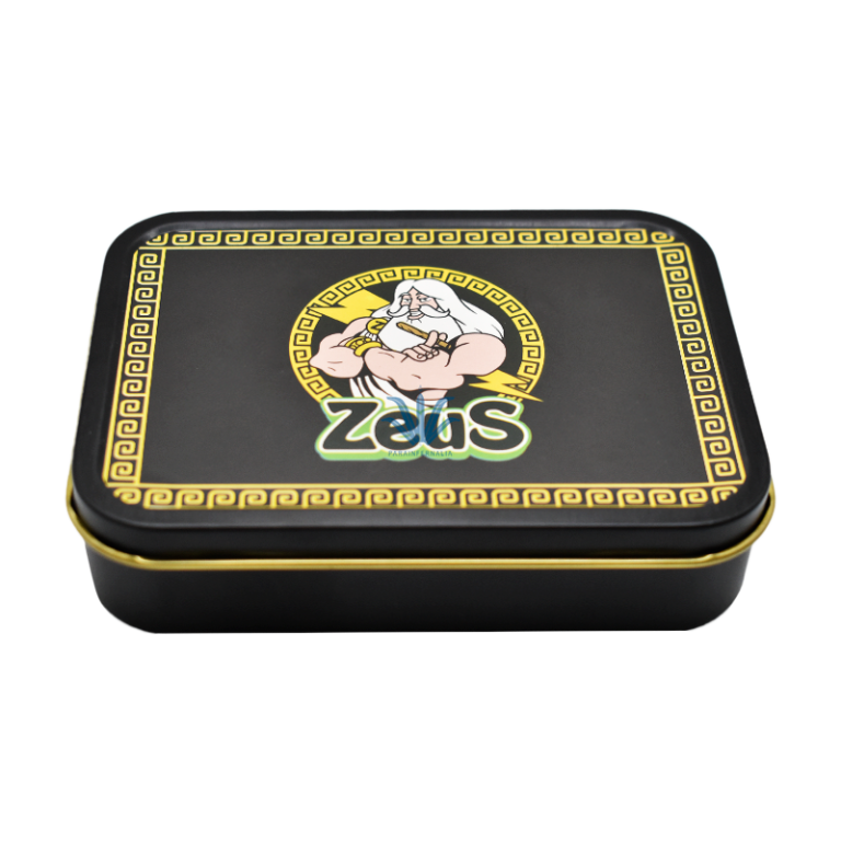 TABAQUERA METAL ZEUS - PARAINFERNALIA