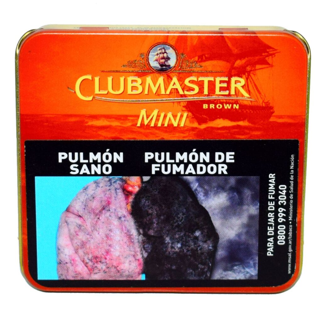CIGARROS CLUBMASTER MINI BROWN CHOCOLATE x20 - PARAINFERNALIA