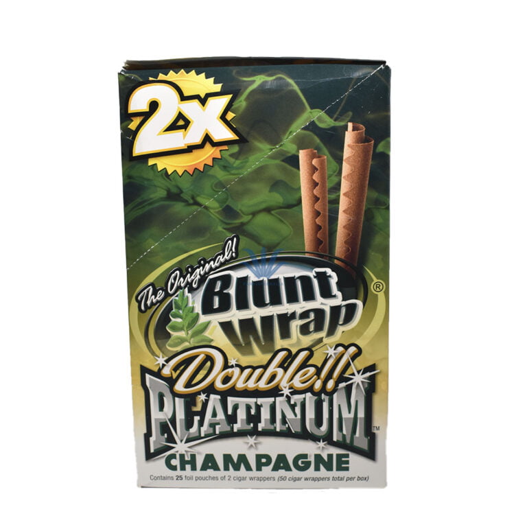 BLUNT WRAP DOUBLE PLATINUM CHAMPAGNE X2 - PARAINFERNALIA