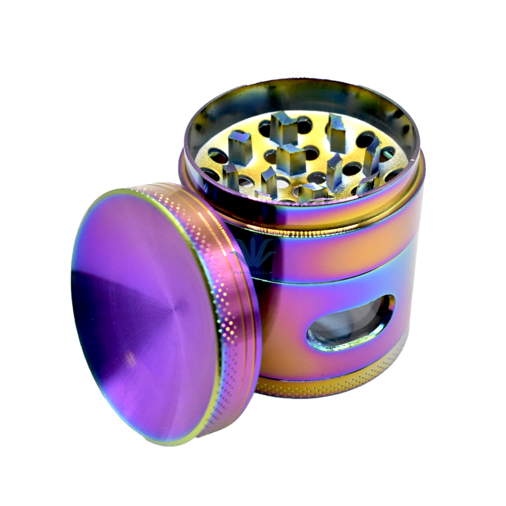 PICADOR METAL TORNASOL OVAL 4 PARTES - PARAINFERNALIA