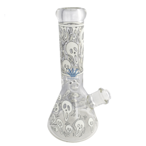 BONG VIDRIO GHOSTFACE 30CM - PARAINFERNALIA