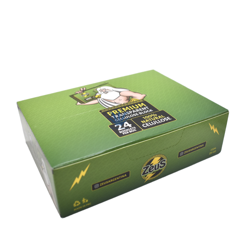 PAPEL ZEUS CELULOSA 300 HOJAS - PARAINFERNALIA