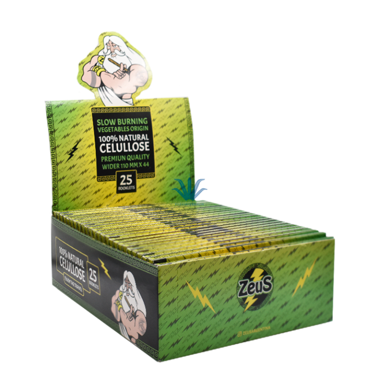 PAPEL ZEUS CELULOSA KING SIZE WIDER - PARAINFERNALIA