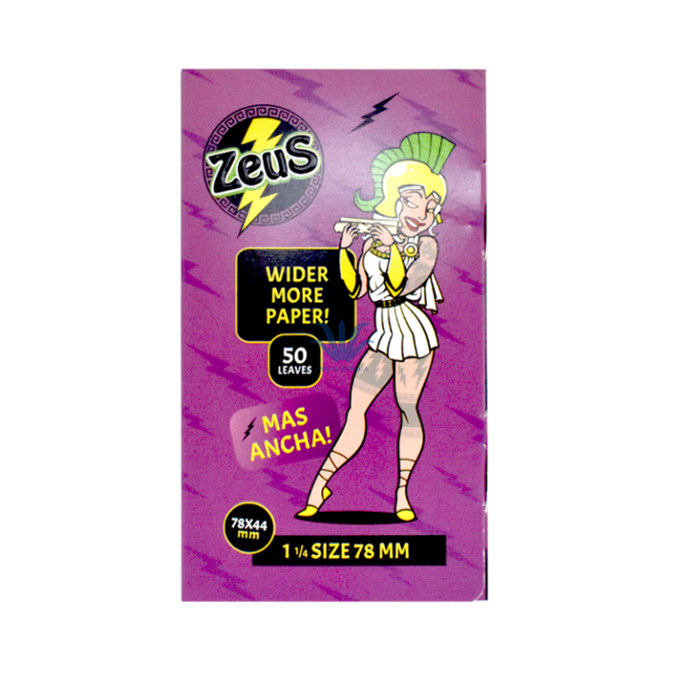 PAPEL CELULOSA ZEUS WIDER 78mm - PARAINFERNALIA